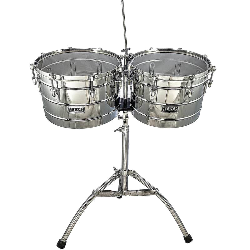 LP Prestige Thunder Timbales 15" and 16" - Stainless Steel | Reverb