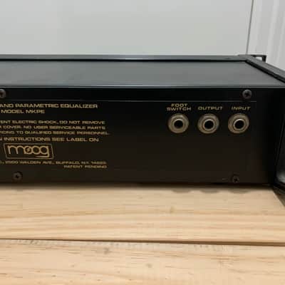 Moog MKPE Three Band Parametric Equalizer 1970s - Black | Reverb