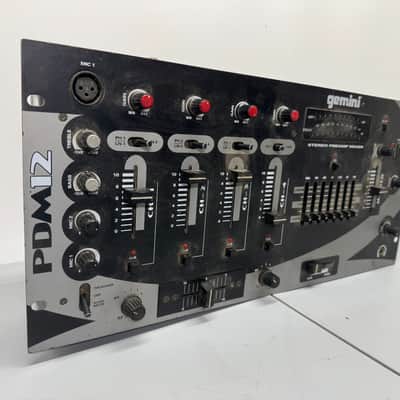 GEMINI PDM12 Stereo Preamp Mixer 4 Channel Analog Equalizer | Reverb