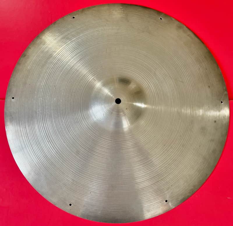 Vintage 60's Avedis A Zildjian 20" Sizzle Rivet Jazz Ride | Reverb