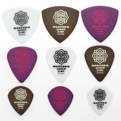 MASTER 8 JAPAN D-801 Triangle 0.6mm Guitar Pick – Gray White, | Reverb