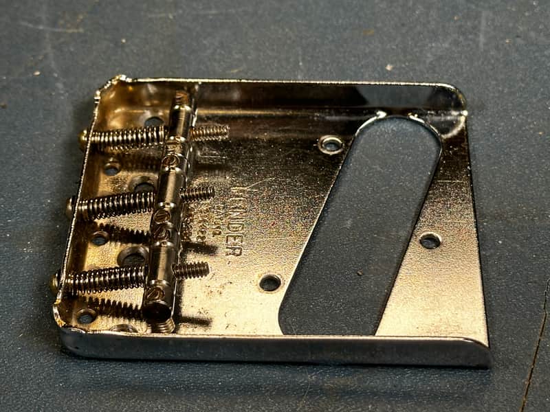 Fender Telecaster Bridge 1960's - Chrome | Reverb