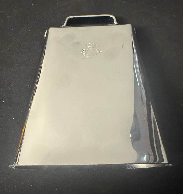 Zildjian Zil-Bel 6.5” Steel Cowbell 1960’s - Chrome | Reverb