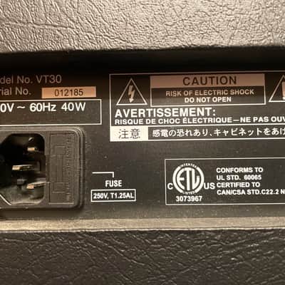 Vox VT30 Valvetronix 2008 - 2010 - Black | Reverb