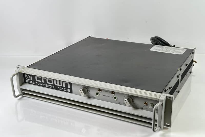 Crown Macro-Tech 1202 Two-Channel Power Amplifier | Reverb