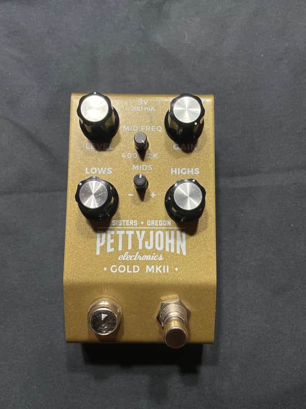 Pettyjohn Electronics Klon Mod Gold Overdrive Mk II 2010s - | Reverb