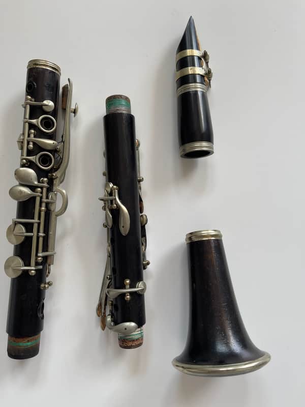 Rampone B♭ Clarinet SN12579! 1930-40 - Black | Reverb
