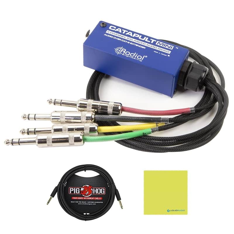 Radial Catapult Mini TRS Cat 5/6 Audio Snake Module with 1/4 | Reverb