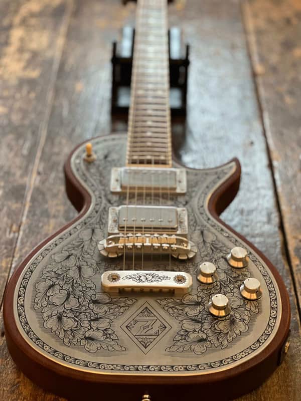 Zemaitis Very Rare Japanese Built Diamond & Z Metal Front w/ | Reverb
