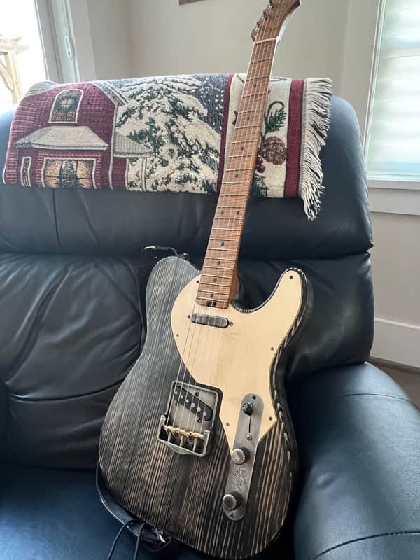 Lucky Dog Telecaster 2025 - Black aged Nitro | Reverb