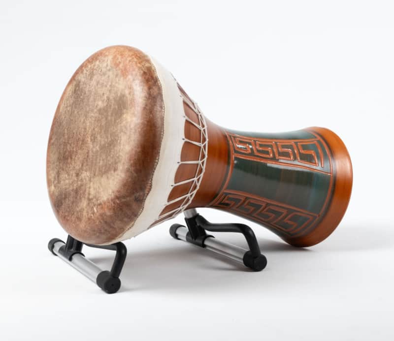 Premium Clay Darbuka Doumbek, Hand-Painted, Transparent | Reverb UK