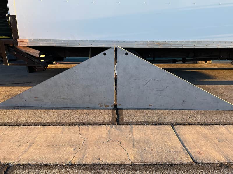 Steel Deck Triangle Decks 4ft x 8ft. Left and Right set | Reverb