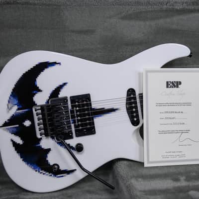 ESP Custom Shop Chris Degarmo Signature M-II HS Snow White | Reverb