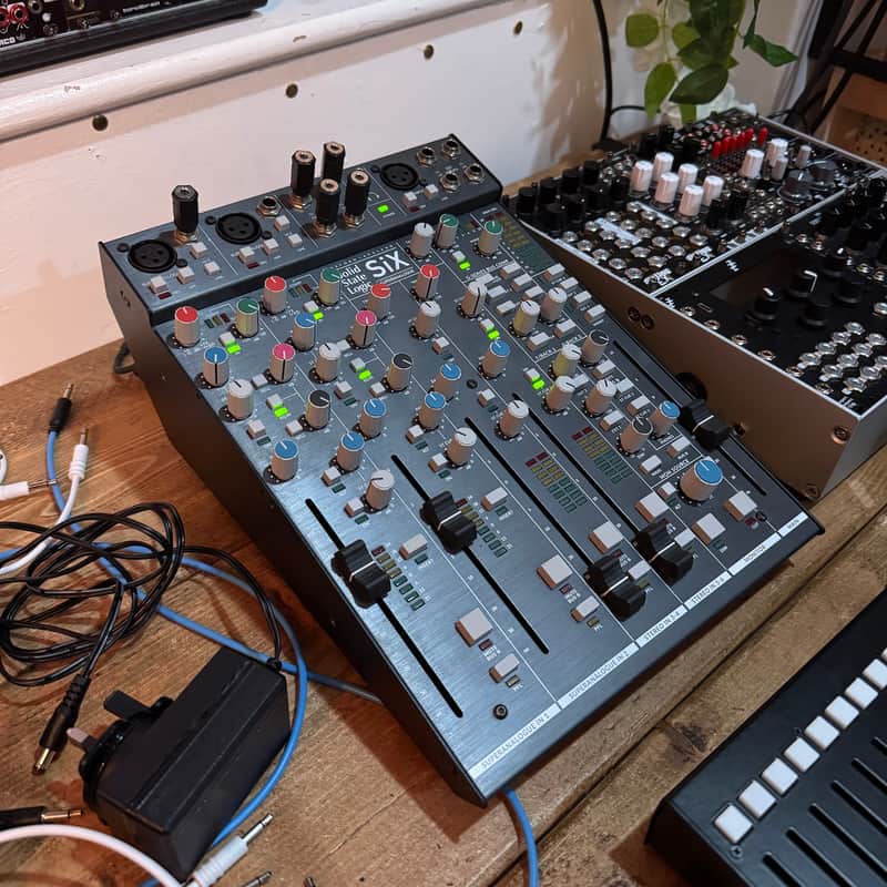 Solid State Logic Six Analog Mixer G Compressor EQ Mic Pre | Reverb