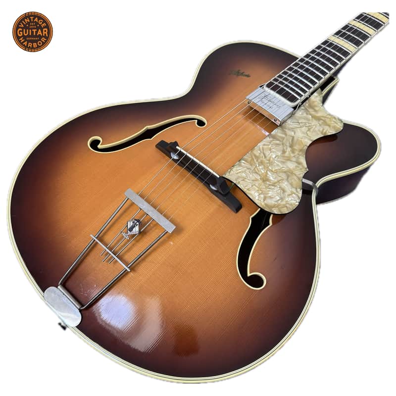 Hofner 457 S archtop guitar 1958 - solid top w. Framus / | Reverb