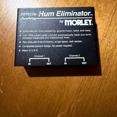 Morley Hum Eliminator 2020 - Present - Black / Gold | Reverb