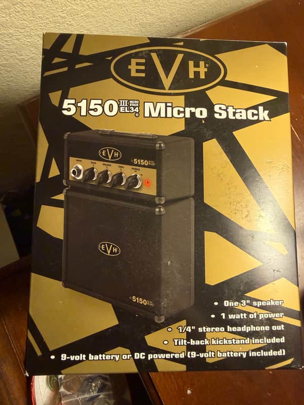 EVH 5150 Micro Stack 1-Watt Battery Amp 2010s -Black | Reverb