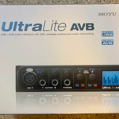 2 x MOTU UltraLite AVB: 18 x 18 USB / AVB audio interface, | Reverb