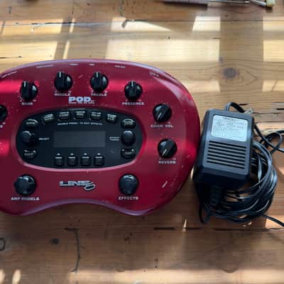 Line 6 POD xt Multi-Effect and Amp Modeler 2002 - 2006 - Red | Reverb