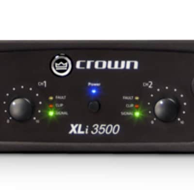 Crown Audio XLi 3500 Two-channel 1350W Power Amplifier | Reverb
