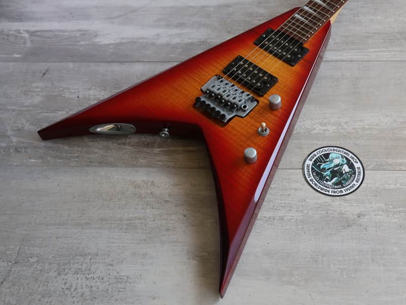 1996 Grover Jackson Japan KV-c.u.65 King V Flying V (Cherry | Reverb