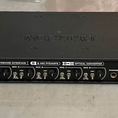 MOTU 8Pre Firewire Audio Interface 2000s - Black | Reverb