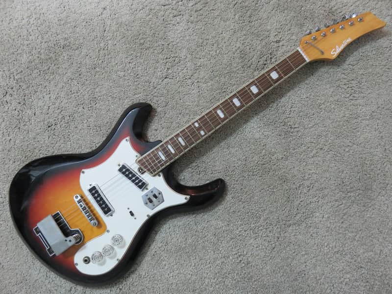 Vintage 1960s Silvertone Teisco Guitar 2 Pick Up | Reverb Bulgaria