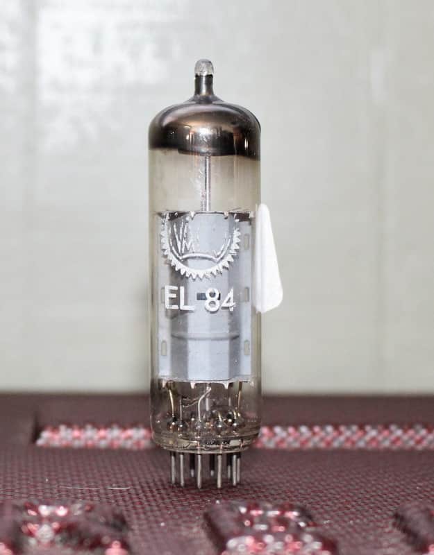 VALVO EL84 GERMANY 6BQ5 RX3 GREY PLATE HALO GETTER | Reverb Australia