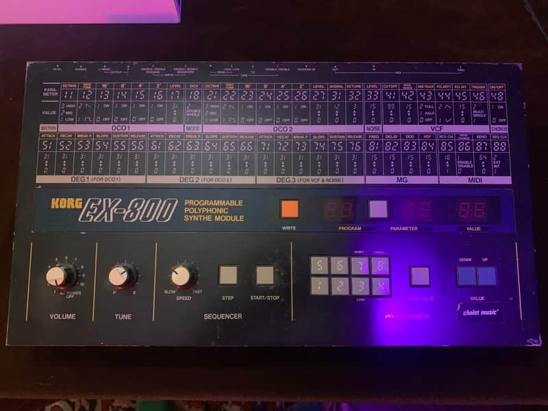 Korg EX-800 1984 - Black | Reverb