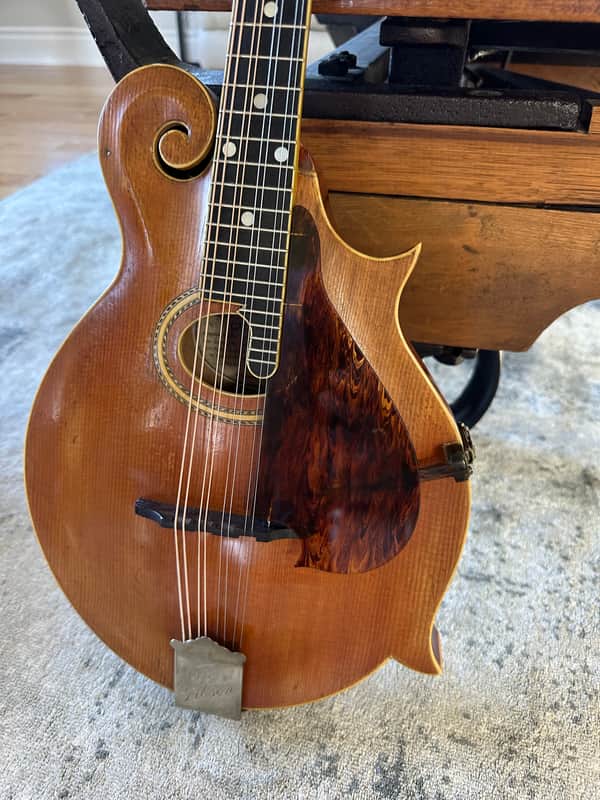 Gibson F4 mandolin 1913 - Natural Top | Reverb