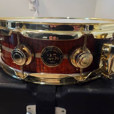 DW 25th Anniversary Set of 3 Snare Drums 1998 - Fiddleback | Reverb