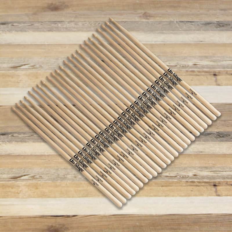 Open Box On-Stage MW7A Maple 7A Wood Drum Sticks with Wood | Reverb