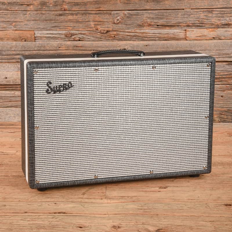 Supro 1799 Statesman 2x12" Guitar Speaker Cab | Reverb