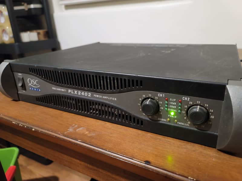 QSC PLX2402 Professional Power Amplifier 2400W 2-Channel Rack | Reverb
