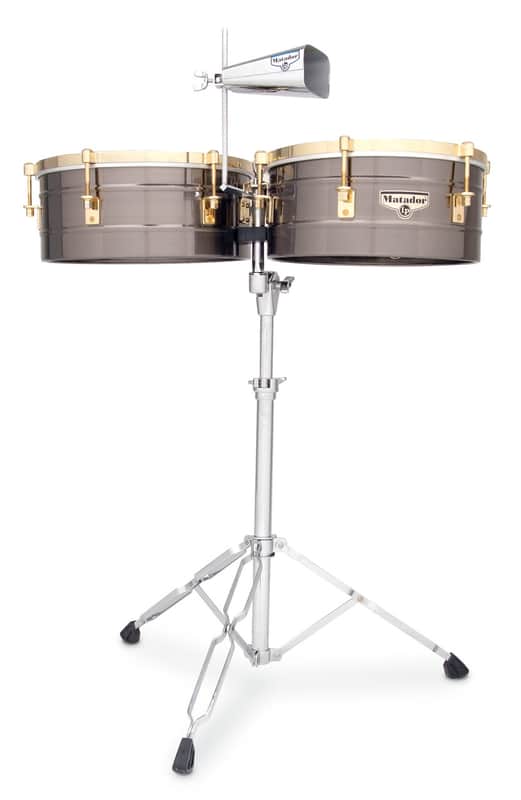 Latin Percussion M257-BNG Matador 14"/15" Timbales - Brushed | Reverb