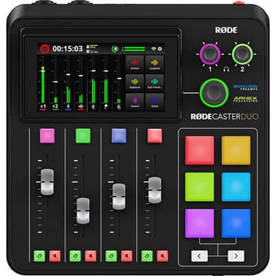 Rode RODECaster Duo Integrated Audio Production Studio | Reverb