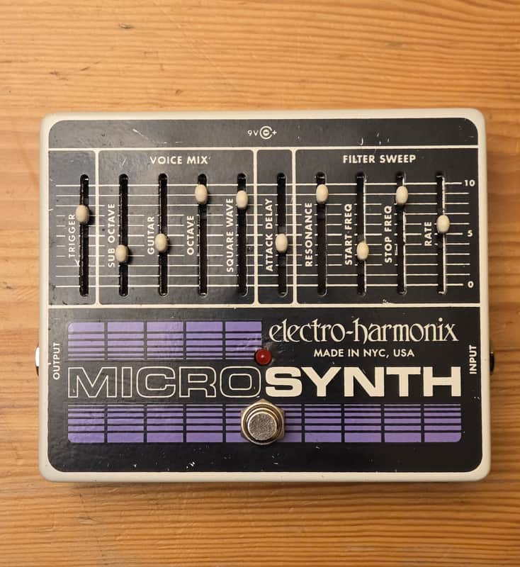 Electro-Harmonix Micro Synth in box with adapter | Reverb