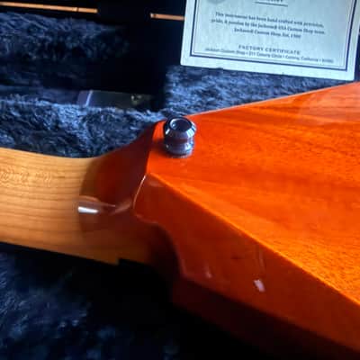 Jackson Custom Shop Randy Rhoads 2024 - Amber Lager Burst | Reverb