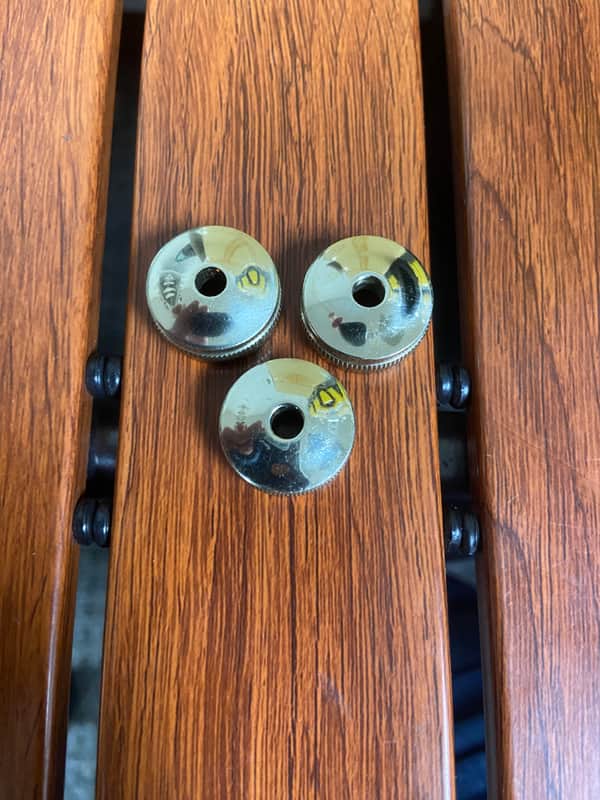 Bach Trumpet Bottom Valve Caps - Silver | Reverb
