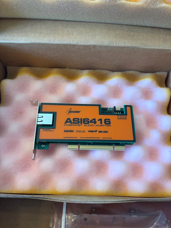 AudioScience ASI6416 CobraNet Audio Adapter PCI Sound Card - | Reverb