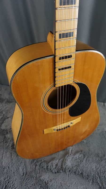 Hondo II Dreadnought Acoustic - Natural Rare Finish | Reverb Poland