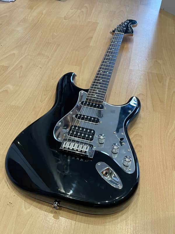 Squier Standard Series Stratocaster with Mirror Pickguard- | Reverb