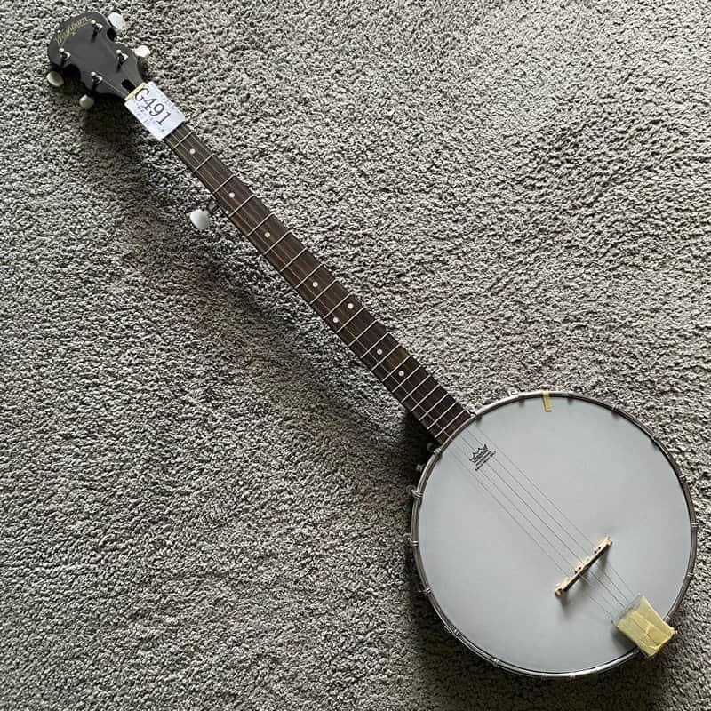 Washburn 5 String Banjo, Mahogany Body, Rosewood Fingerboard | Reverb