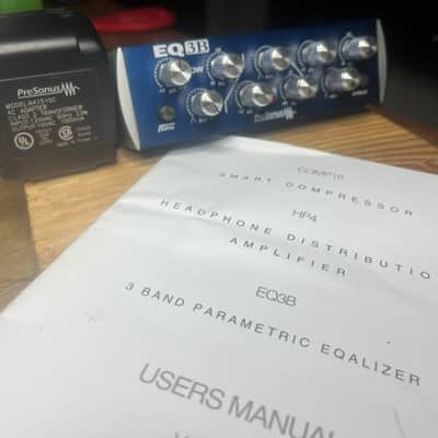 PreSonus EQ3B 3-Band Parametric Equalizer 2000s - Blue | Reverb