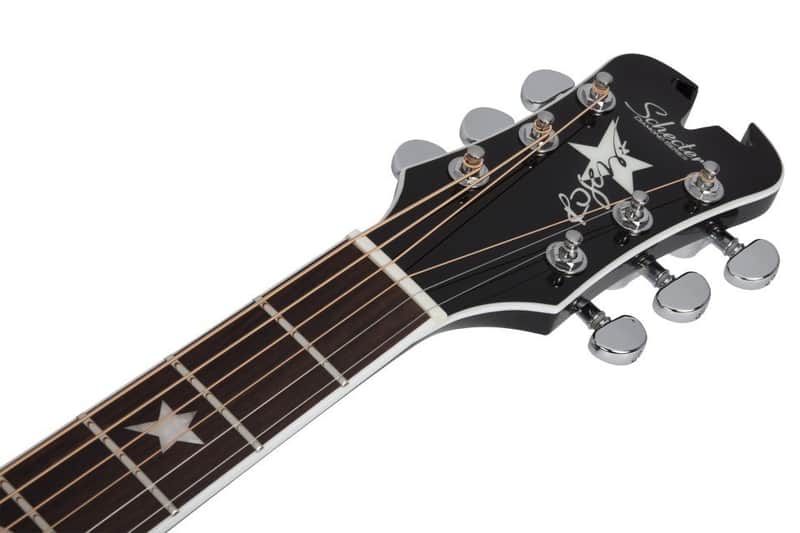 Schecter Robert Smith RS-1000 Busker Acoustic - Gloss Black | Reverb