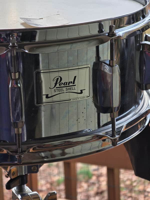 Pearl Steel Shell Snare Drum Kit SK-750-Vintage 2000's | Reverb