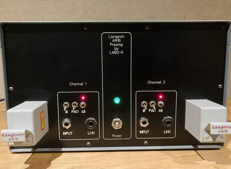 Langevin AM16 2 Channels, Racked With Power Supply & phantom | Reverb