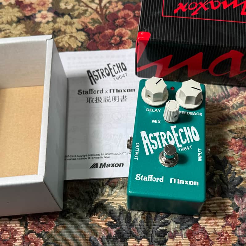 2012 MIJ Maxon x Stafford 1964T Astro Echo Delay Pedal & | Reverb