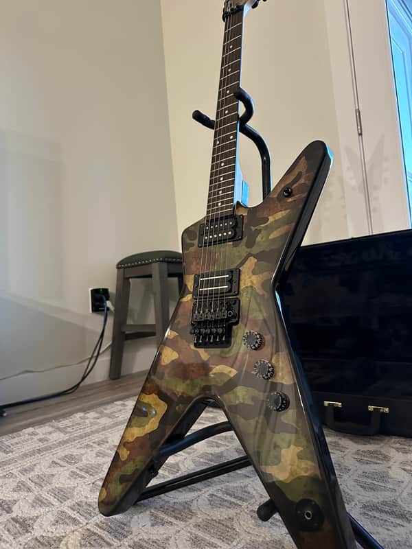 Dean Dime ML Floyd Rose 2010’s - Camo w/ Hardshell Case | Reverb