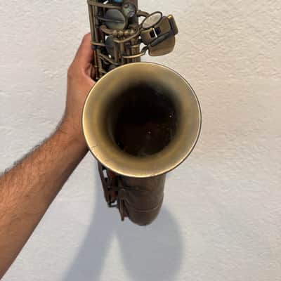LA Sax Big Lip Professional Antique Lacquer Alto Saxophone | Reverb